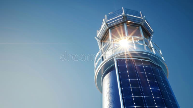 The Solarpowered Lighthouse Serves As a Symbol of Sustainability Using ...
