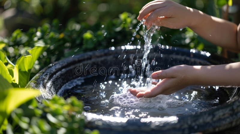 A Solarpowered Water Feature Where Kids Can Cool Off and Play with the ...