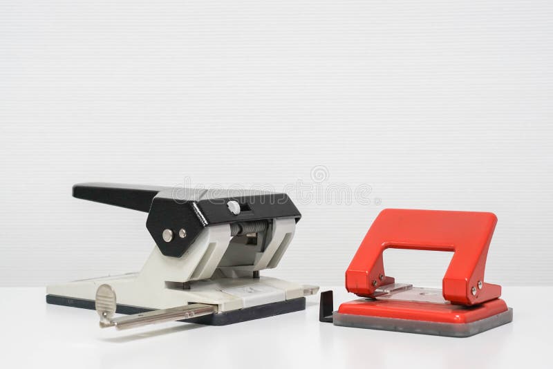 Solated Paper Punch on Table Stock Photo - Image of item, puncher: 80237776