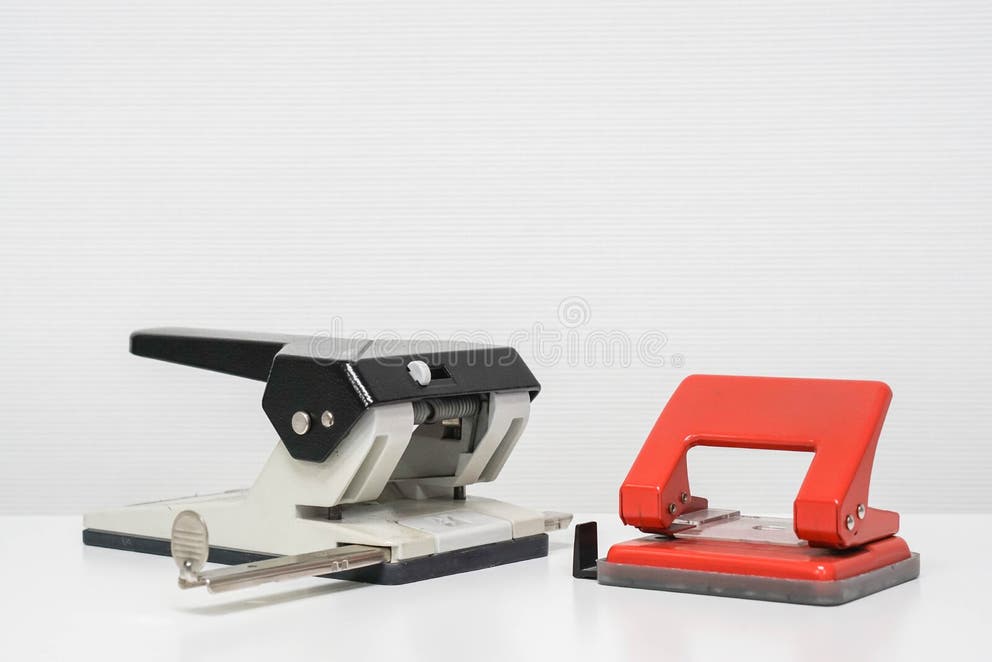 Solated Paper Punch on Table Stock Photo - Image of item, puncher: 80237776
