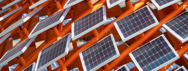 Solcellspanelteknik Solceller I Taiwan Arkivfoto - Bild av globalt ...