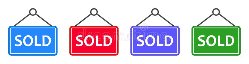 Here Label Sold Stock Illustrations – 493 Here Label Sold Stock ...