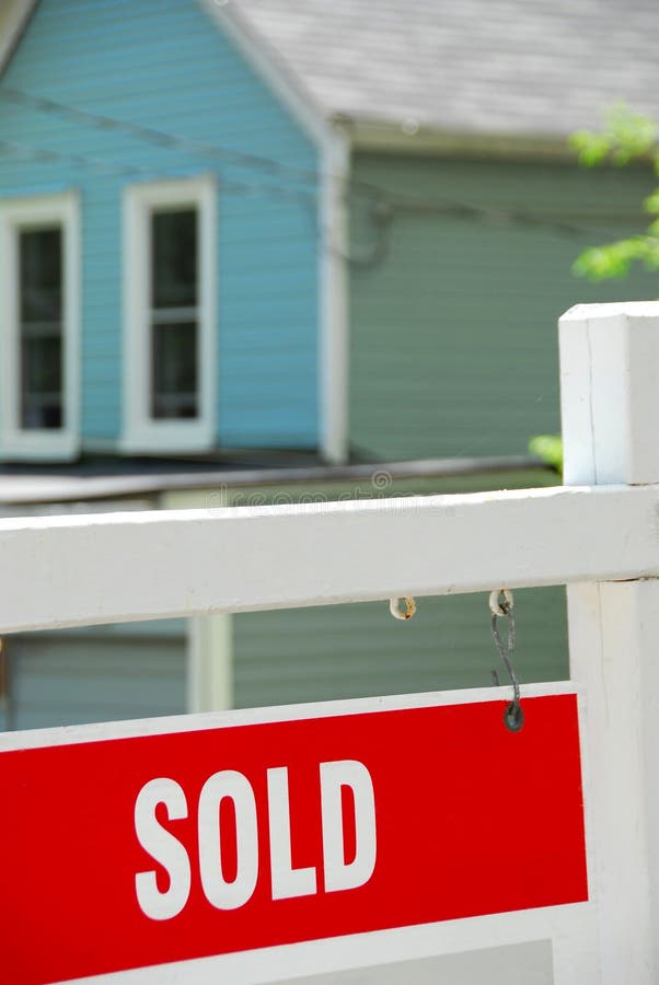 House sold stock photo. Image of subdivision, construction - 2648066