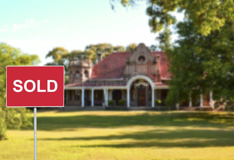 Sold house concept stock image. Image of agent, license - 151747673