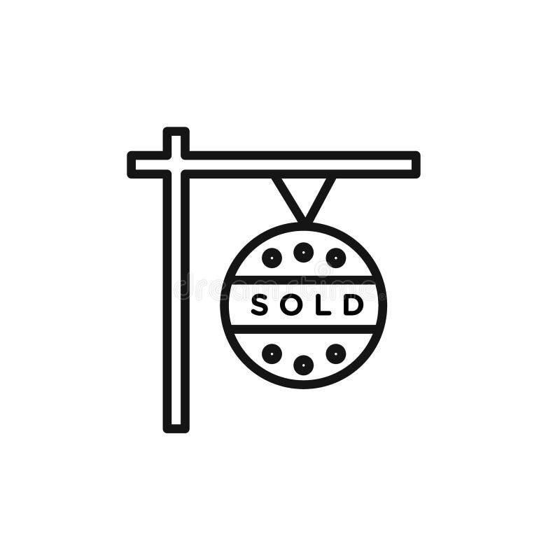 SOLD ICON Vector Set Collection for Web Stock Vector - Illustration of ...