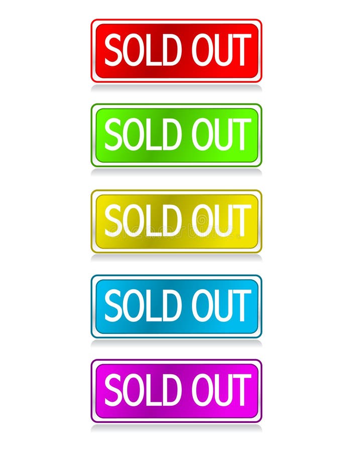 Label Out Sold Stock Illustrations – 2,417 Label Out Sold Stock ...
