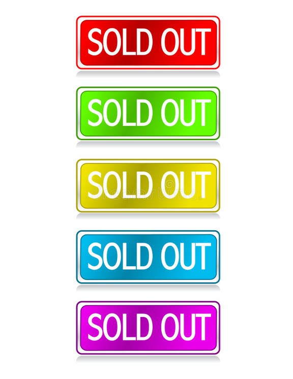 Sold Out Sticker Stock Illustrations – 2,169 Sold Out Sticker Stock ...