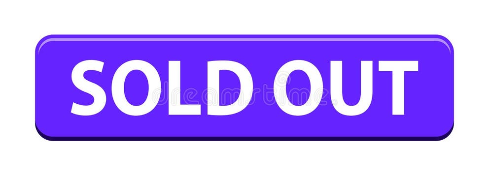 Sold out button stock vector. Illustration of coupon - 203222181