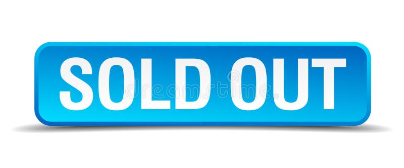 Sold out button stock vector. Illustration of shiny - 121049999