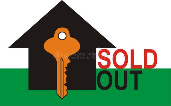 Sold out Green stock illustration. Illustration of concept - 2599685