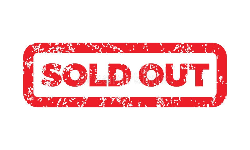 Sold Out Logo stock vector. Illustration of flat, background - 97986991