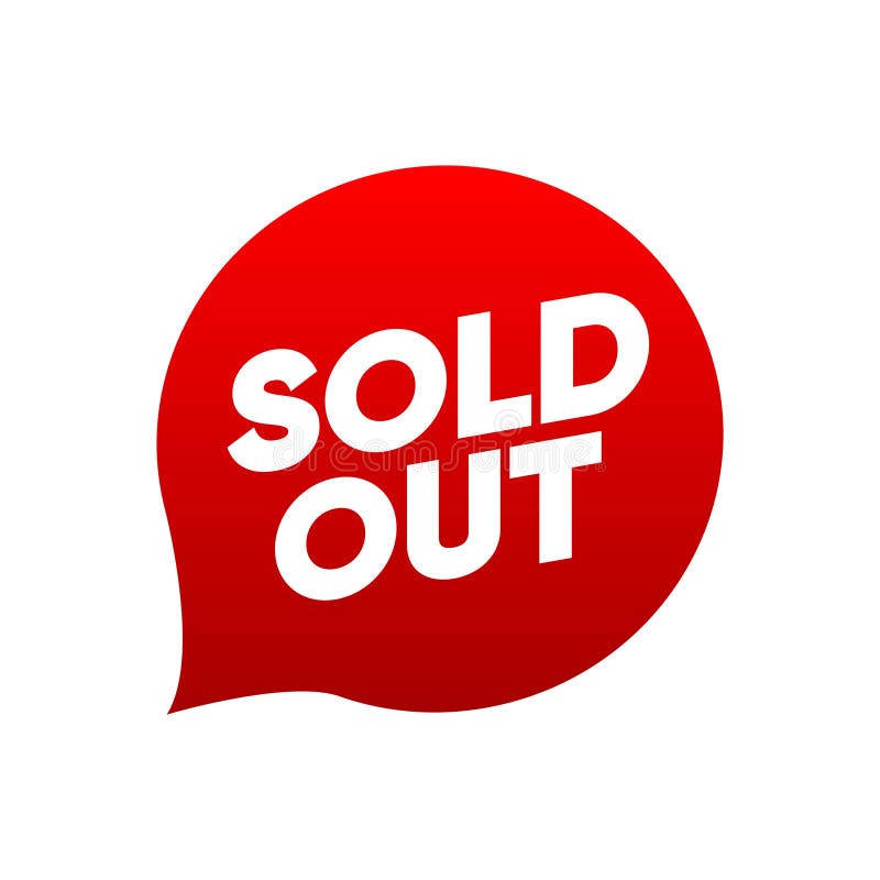 Sold Out and Price Tag, Label. Sold Out Tag Label Design on White ...