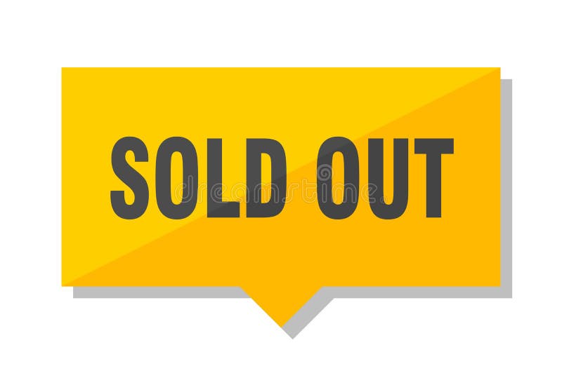 Sold out price tag stock vector. Illustration of insignia - 117581145