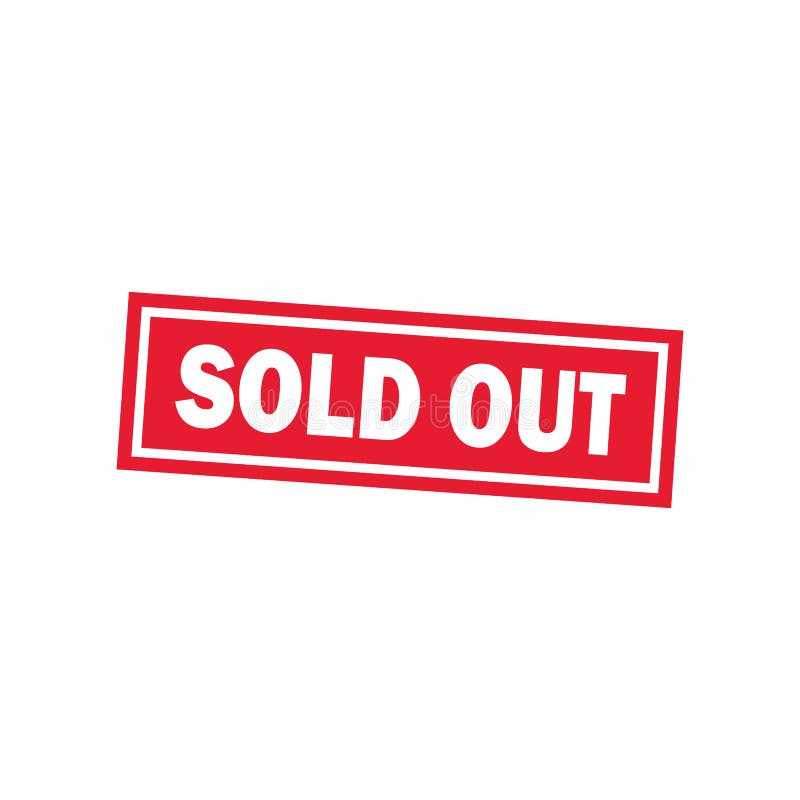 Sold Out Red Badge Vector Eps10. Sold Out Stamp for Web Shop. Stock ...
