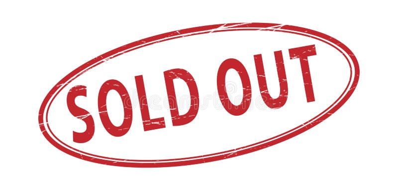 Sold Out Red Rubber Stamp Vector Illustration Stock Vector ...