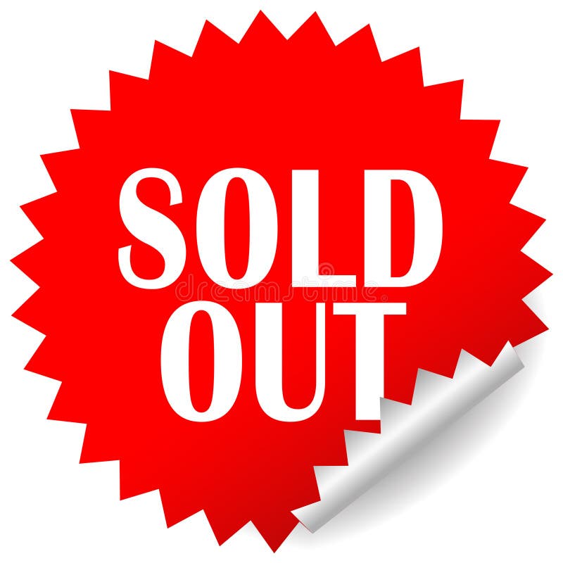 Sold out vector stamp stock vector. Illustration of symbol - 45238467