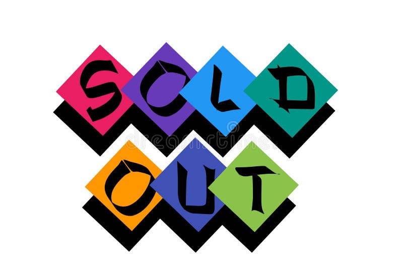 Sold Out Sign Stock Illustrations – 3,714 Sold Out Sign Stock ...