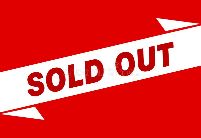 Sold Out Sticker. Sold Out Sign. Sold Out Banner Stock Vector ...