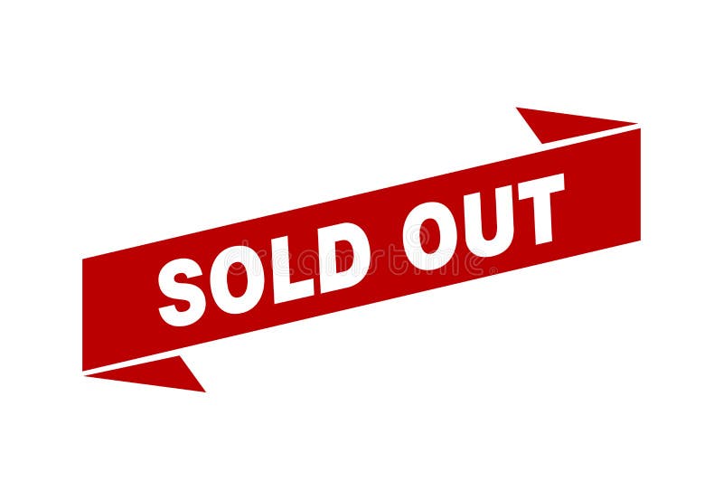 Sold Out Sticker. Sold Out Sign. Sold Out Banner Stock Vector ...