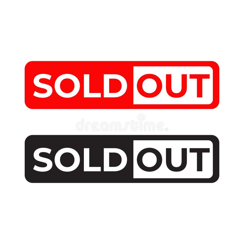 Sold Out Logo Stock Illustrations – 771 Sold Out Logo Stock ...