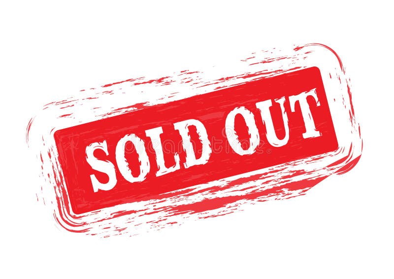 Sold Out Text Rubber Seal Stamp Watermark. Stock Vector - Illustration ...