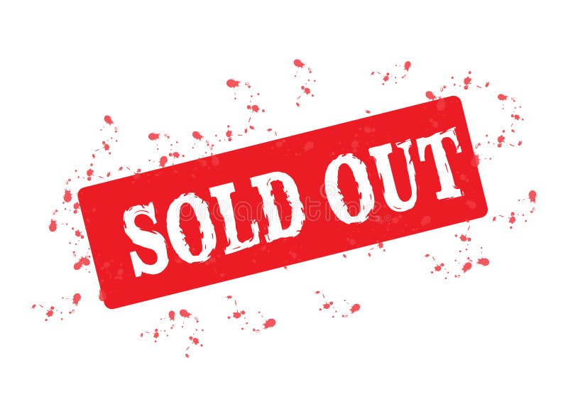 Sold out stock illustration. Illustration of graphic - 87597633