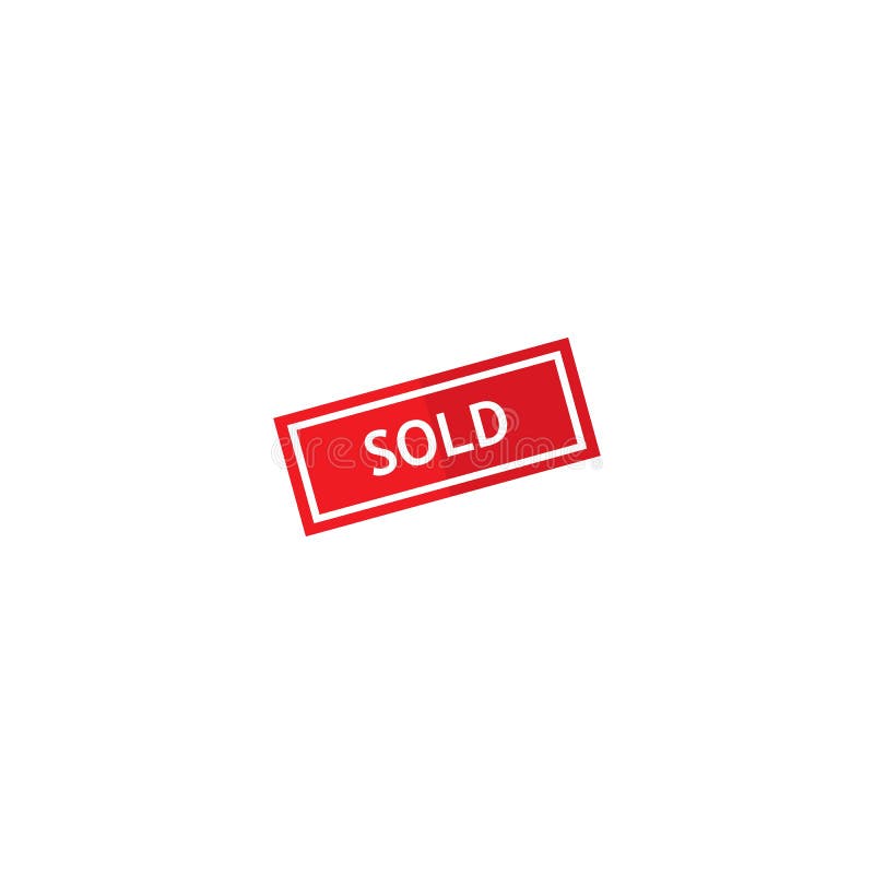Sold,sold Out Vector Icon Template Stock Vector - Illustration of print ...