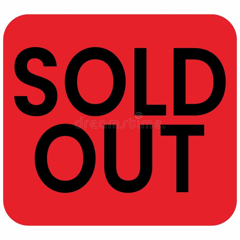 Sold Out Website Logo Product Online Stock Image - Image of ...
