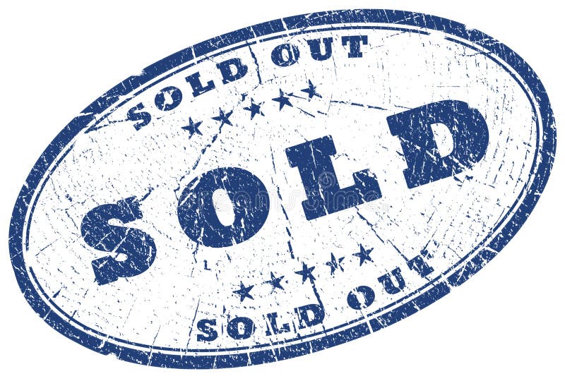 Sold out stamp stock vector. Illustration of seal, sign - 122278484