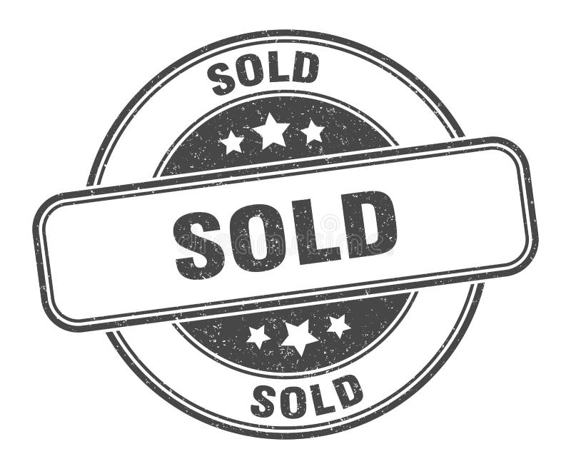 Sold Stamp. Sold Round Grunge Sign Stock Vector - Illustration of ...