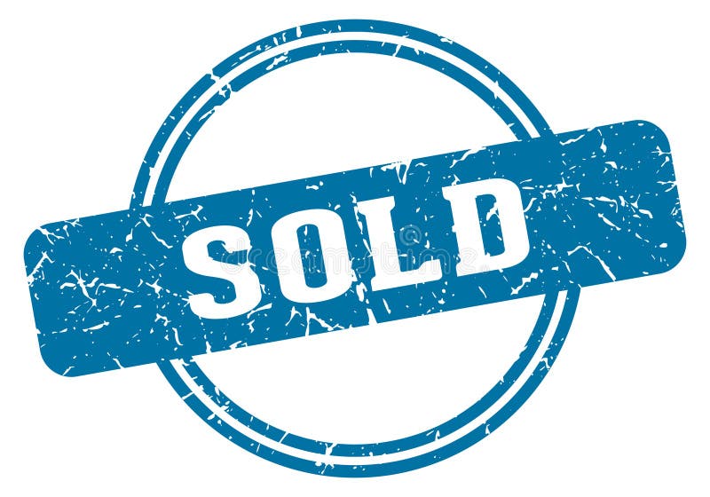 Sold stamp stock vector. Illustration of badge, rubber - 365330147