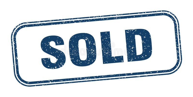 Sold Stamp. Sold Square Grunge Sign Stock Vector - Illustration of ...