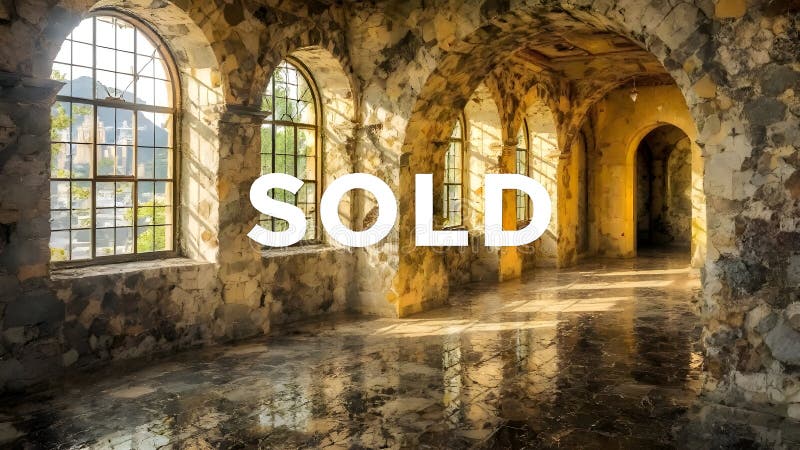 Sold Text Sign on Random Abstract Background Stock Illustration ...