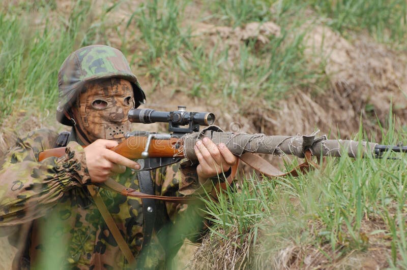 Soldado alemán foto de archivo. Imagen de hombre, cara - 19708828