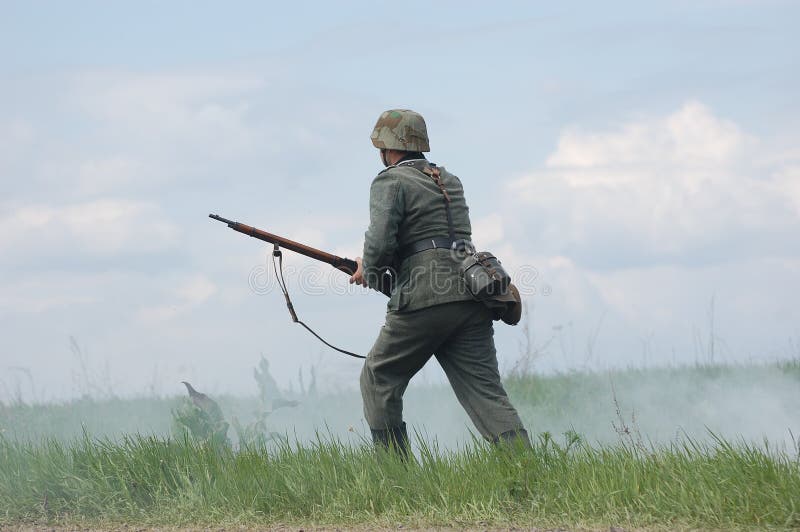 Soldado De Infantería Alemán Durante La Primera Guerra Mundial. Imagen ...
