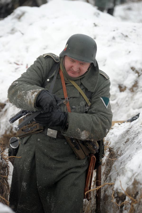 Soldado alemán de WW2 fotografía editorial. Imagen de humano - 23371267