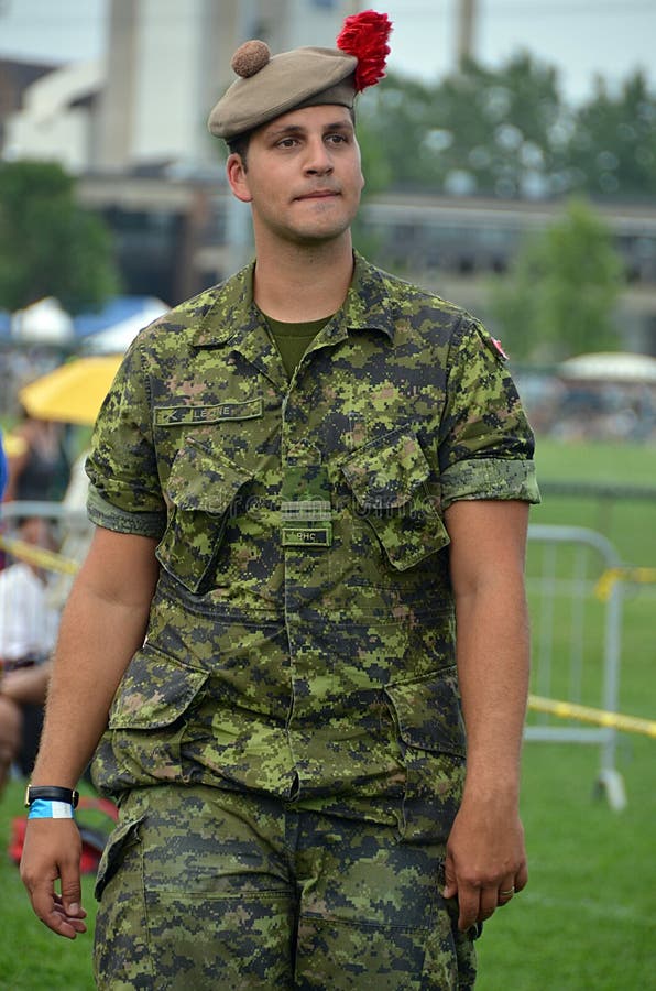 Soldado canadiense foto de archivo editorial. Imagen de real - 43182513