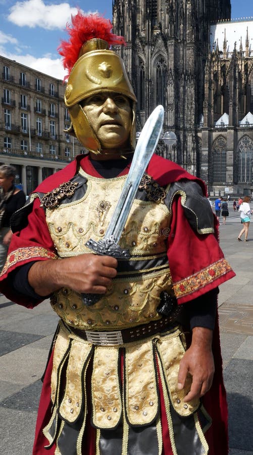 Soldado romano fotografía editorial. Imagen de iglesia - 43451542