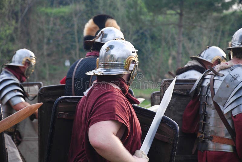 Soldados Romanos Antiguos 4 Imagen de archivo editorial - Imagen de ...
