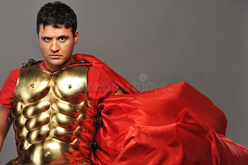Soldado Romano Del Legionario Imagen de archivo - Imagen de gladiador ...