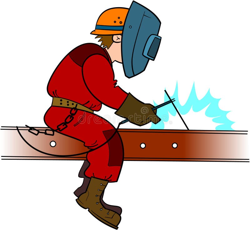 Soldador En El Trabajo Ilustraciones Stock, Vectores, Y Clipart ...