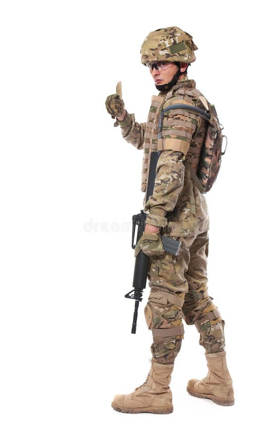 Soldat Moderne Avec Le Fusil Photo stock - Image du fusillez, marin ...