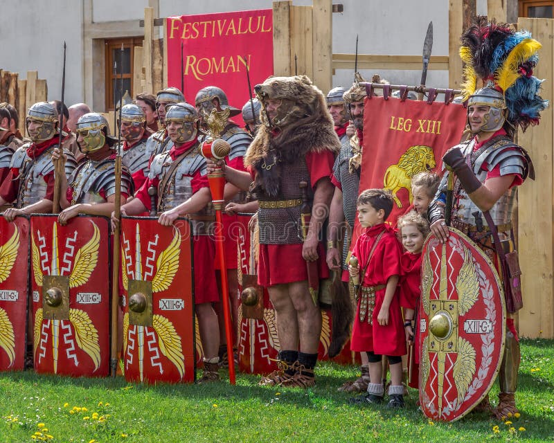 Soldati Romani in Costume Di Battaglia Fotografia Editoriale - Immagine ...