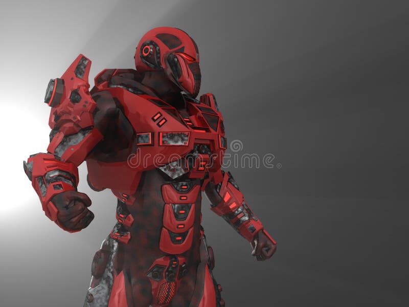 Soldato futuro illustrazione di stock. Illustrazione di concetti - 19083555