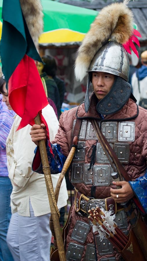 Soldato mongolo fotografia editoriale. Immagine di usura - 15116156