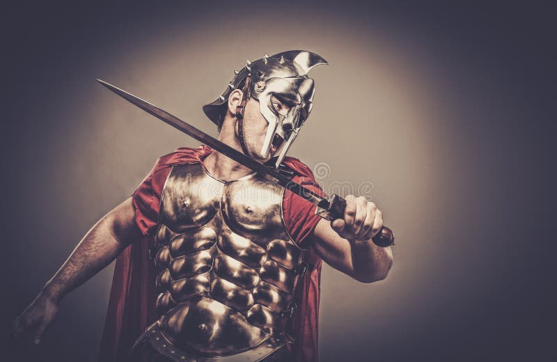 Soldato Romano Del Legionary Immagine Stock - Immagine di militare ...