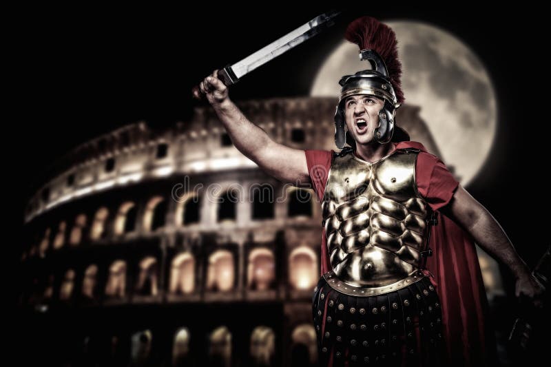 Soldato Romano Del Legionary Fotografia Stock - Immagine di coraggio ...