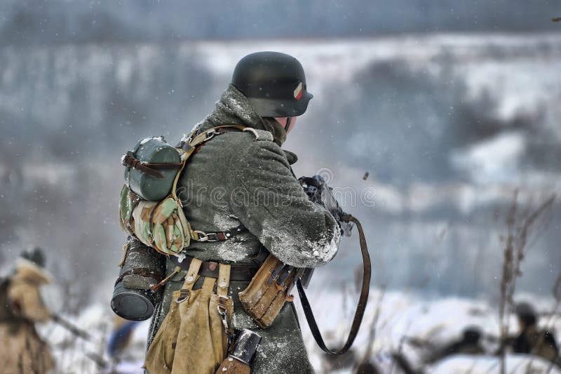 Soldato Tedesco Della Seconda Guerra Mondiale Fotografia Stock ...
