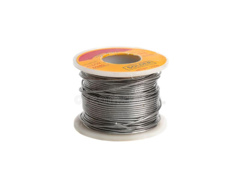 Solder wire stock image. Image of spool, core, bobbin - 4543549