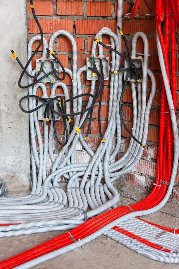 Soldered Junction Boxes with Wires Hidden in the Corrugation Stock ...